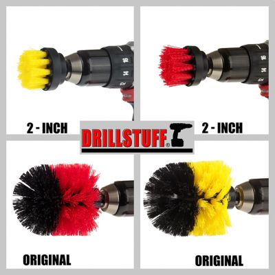 Drillstuff Stiff Bristle Deck Brush, Concrete, Grout Scrub Brush, All ...