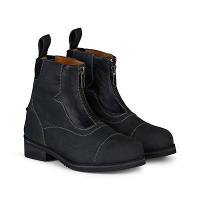Horze Toddlers' Seville Front Zip Paddock Riding Boots, 12.5,Black at ...