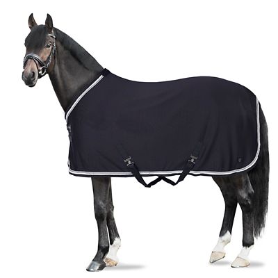 B-Vertigo Cameron Double Corded Show Cooler Blanket, 72 in.,Dark Navy ...
