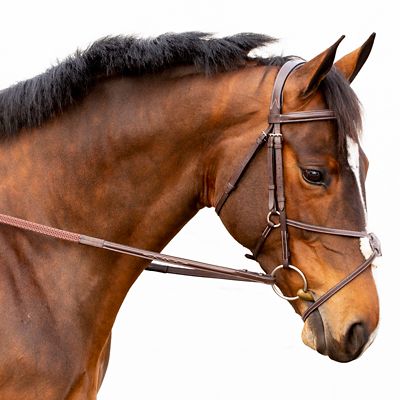 Equinavia Valkyrie Fancy-Stitched Figure-8 Bridle and Reins, Full Size ...