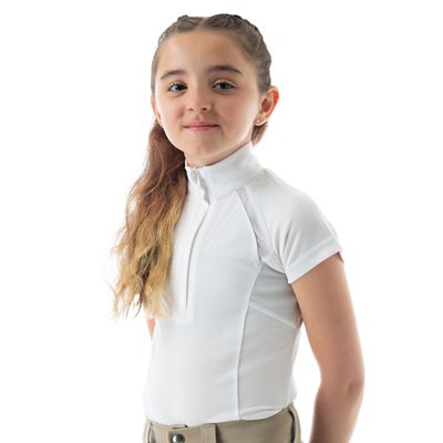 Equinavia Lotta Kids Short Sleeved Show Shirt, S,White at Tractor Supply Co