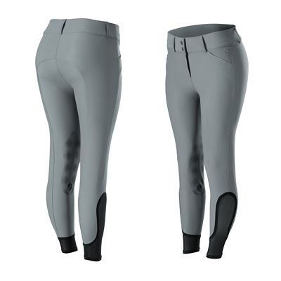 Equinavia Women's Maud Knee-Patch Breeches, 34,Steel Grey at Tractor ...