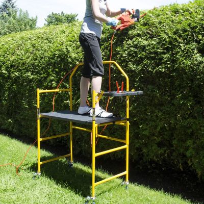 Metaltech Mini Folding Painters Scaffold with Tool Tray, 4 ft. at ...