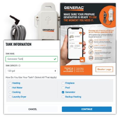 Generac Propane Tank Fuel Level Monitor at Tractor Supply Co.