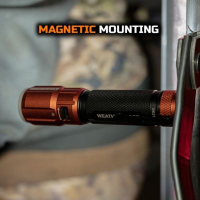 Blackfire Rechargeable Weatherproof 2-Color 1000 Lumen Flashlight ...