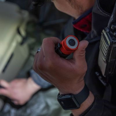 Blackfire 1,000-Lumen Rechargeable Weatherproof 2-Color Flashlight at ...