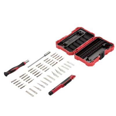 JobSmart Hobby Knife and Precision Screwdriver Set, 46 pc. at Tractor ...