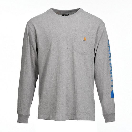 Carhartt Men's Loose Fit Heavyweight Logo Graphic Long Carhartt Men's Loose Fit Heavyweight Logo Graphic Long
