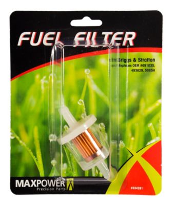 MaxPower 1/4 in. Fuel Filter for Briggs & Stratton, Replaces OEM ...