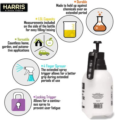 Harris 1.5L Home Auto and Garden Pump Sprayers, 2-Pack at Tractor ...