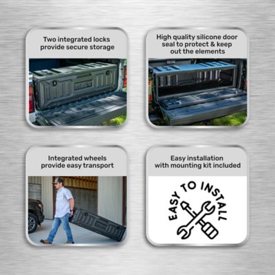 Tractor Supply 58.26 in. x 19.4 in. x 17 in. Tailgate Box, 11 cu. ft ...