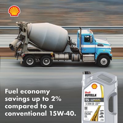 Shell Rotella 1 gal. 10W-30 T5 Synthetic Blend Oil at Tractor Supply Co.
