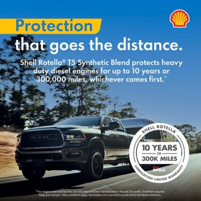 Shell Rotella 1 gal. 10W-30 T5 Synthetic Blend Oil at Tractor Supply Co.