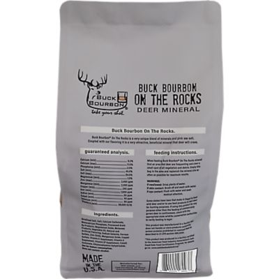 Buck Bourbon On the Rocks Granular Deer Mineral, NY, 6.5 lb. Bag at ...