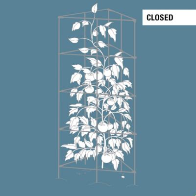 Gardener's Blue Ribbon 47 in. Plastic 3-Sided Tomato Tower at Tractor ...