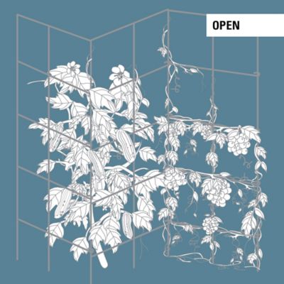 Gardener's Blue Ribbon 47 in. Plastic 3-Sided Tomato Tower at Tractor ...