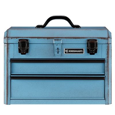 JobSmart 18 in. 2-Drawer Steel Tool Box, Blue at Tractor Supply Co.