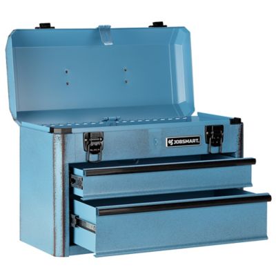 JobSmart 18 in. 2-Drawer Steel Tool Box, Blue at Tractor Supply Co.