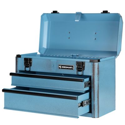 JobSmart 18 in. 2-Drawer Steel Tool Box, Blue at Tractor Supply Co.