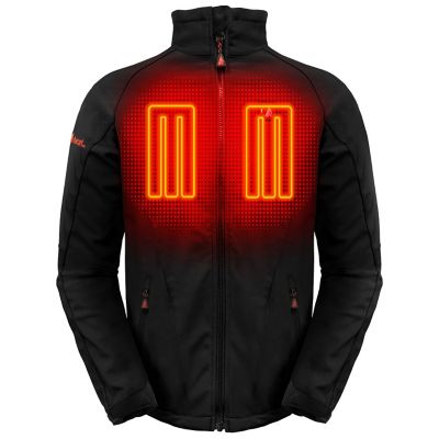 ActionHeat Men's 5V Battery Heated Softshell Jacket, XL,Black at ...