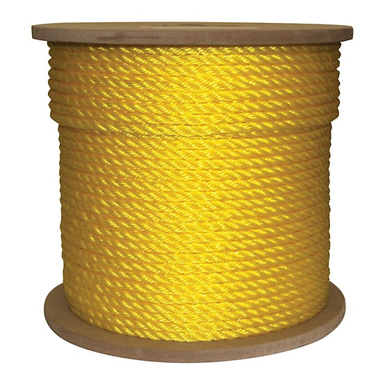 Rope King 3/8 in. x 600 ft. Yellow Twisted Poly Rope at Tractor Supply Co Rope King 3/8 in. x 600 ft. Yellow Twisted Poly Rope at Tractor Supply Co