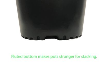 Viagrow 2 Gallon Plastic Nursery Pots (7.57 Liters), 20-Pack at Tractor ...