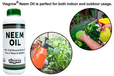 Viagrow Cold Pressed Neem Oil Seed Extract, (64 oz. / Makes 96 gal ...