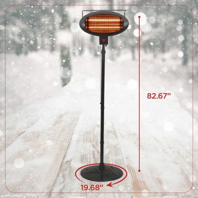 Black & Decker Patio Floor Electric Heater, Patio Heater Stand for ...