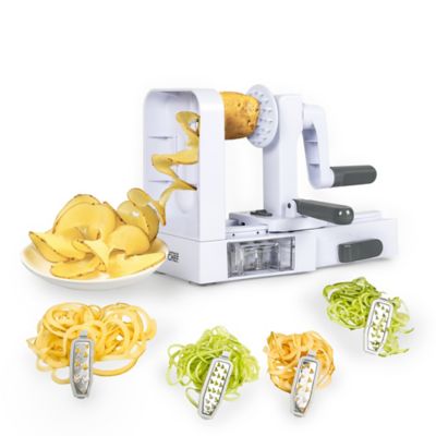 Commercial CHEF Vegetable Spiralizer Zucchini Zoodle Noodles Maker Set ...