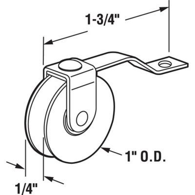 Prime-Line 1 in. Screen Door Tension Spring with Roller, for Academy ...
