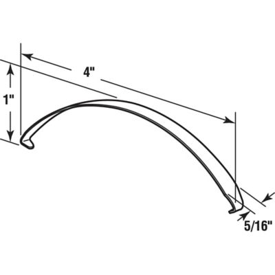 Prime-Line 4 in. Sliding Screen Door Top Tension Spring, Fits Andersen ...