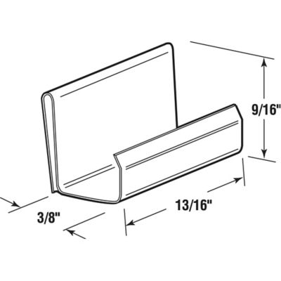 Prime-Line Screen Retainer Clips, 3/8 in., Spring Steel, 25 pk., MP5519 ...