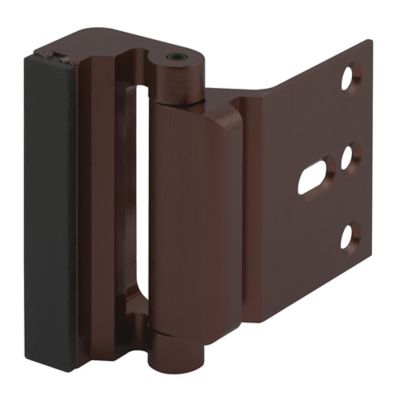 Prime-Line Door Reinforcement Lock, 3 in. Stop, Solid Brass ...