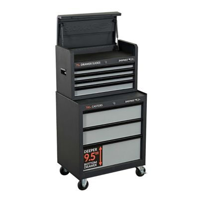 SHOPMAX 27 in. 7-Drawer Tool Chest and Rolling Cabinet Combo at Tractor ...