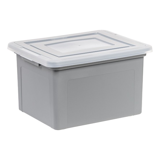 IRIS USA 18 in. x 14 in. Plastic File Box, Letter or Legal IRIS USA 18 in. x 14 in. Plastic File Box, Letter or Legal