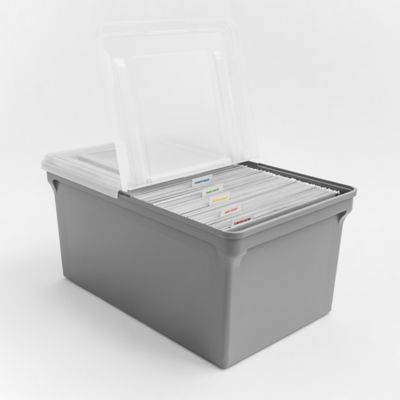 IRIS USA 22 in. x 13 in. Plastic File Box, Letter File at Tractor ...