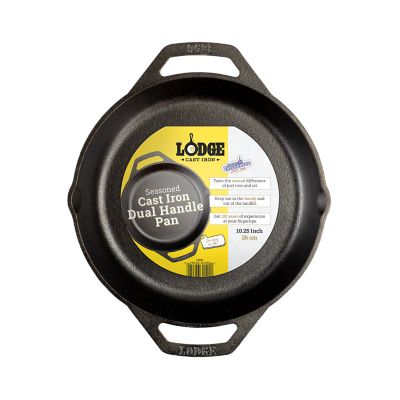 Lodge Cast Iron Seasoned Dual Handle Pan, L8SKL at Tractor Supply Co.