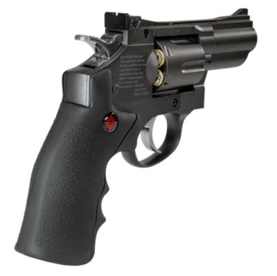 Crosman CO2 Powered Dual Ammo Full Metal Snub Nose Air Revolver at ...