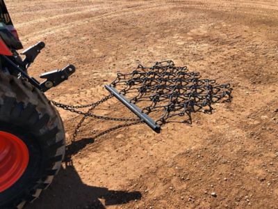 Loyal 4 ft. x 4 ft. ATV Chain Harrow with 4 ft. Drawbar at Tractor ...