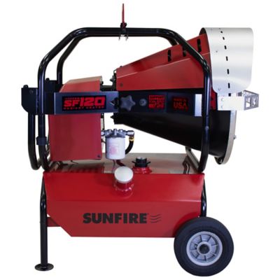 SunFire Dual Fuel 120 Radiant Heater, 2,800 sq. ft., 120,000 BTU at ...