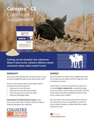 Colostrx CS Bovine Colostrum Supplement, 350 g at Tractor Supply Co.