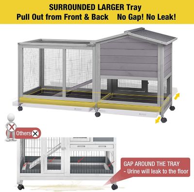 Aivituvin Indoor/Outdoor Rabbit Hutch Bunny Cage at Tractor Supply Co.