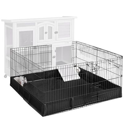 Aivituvin Indoor/Outdoor Portable Pet Play Pen with Floor, Small ...