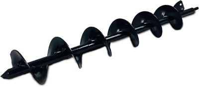Ashman 24 in. Long Heavy-Duty Steel Auger Bit, Helical Screw Blade Hand ...