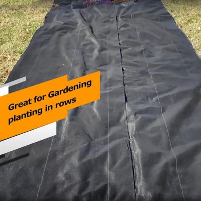 Ashman Landscape Fabric Weed Blocking Mat, 4 ft. x 100 ft., Heavy-Duty ...