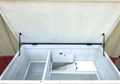 Zylina 3-Story Indoor/Outdoor Modern High Rise Rabbit Hutch, 53 in. x ...