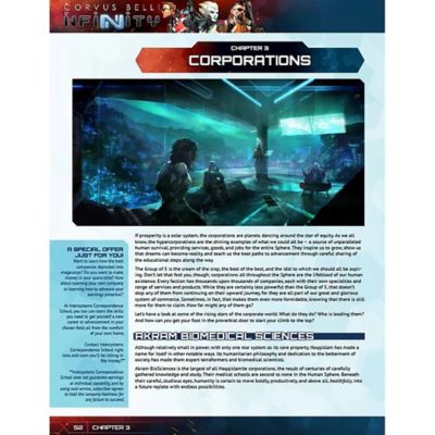 Modiphius Infinity: Hypercorps - Rpg Book, Roleplaying Game, MUH050221 ...