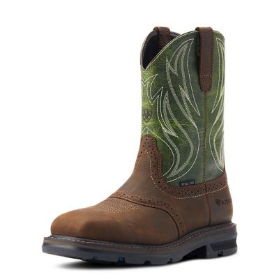 Ariat Men's Sierra Shock Shield Wide Square Steel Toe Work Boots, 9 EE ...