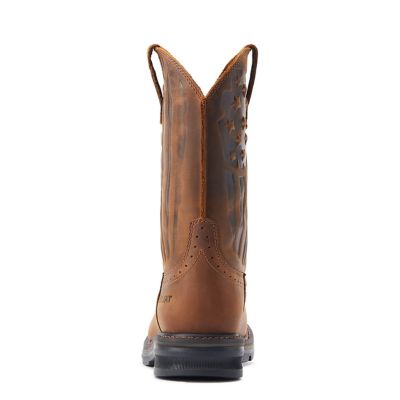Ariat Men's Wide Square Toe Sierra Shock Shield Patriot Work Boots