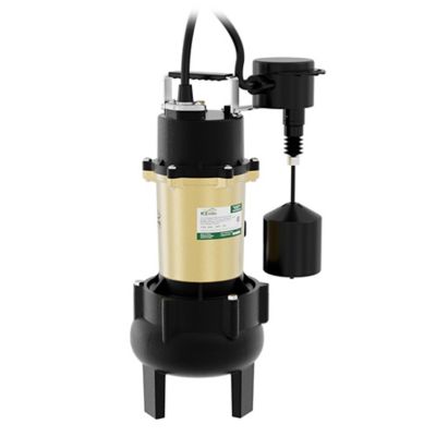 K2 Pumps 1/2 HP 115V Electric Cast Iron Sewage Pump with Piggyback ...